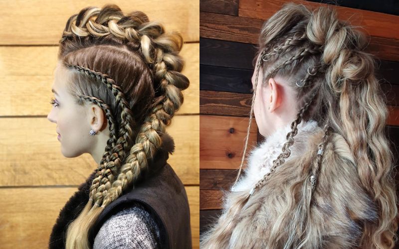 Viking Mohawk Braid Female - Viking Hairstyle